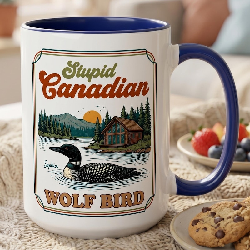 Loon Mug 15 Oz - Etsy