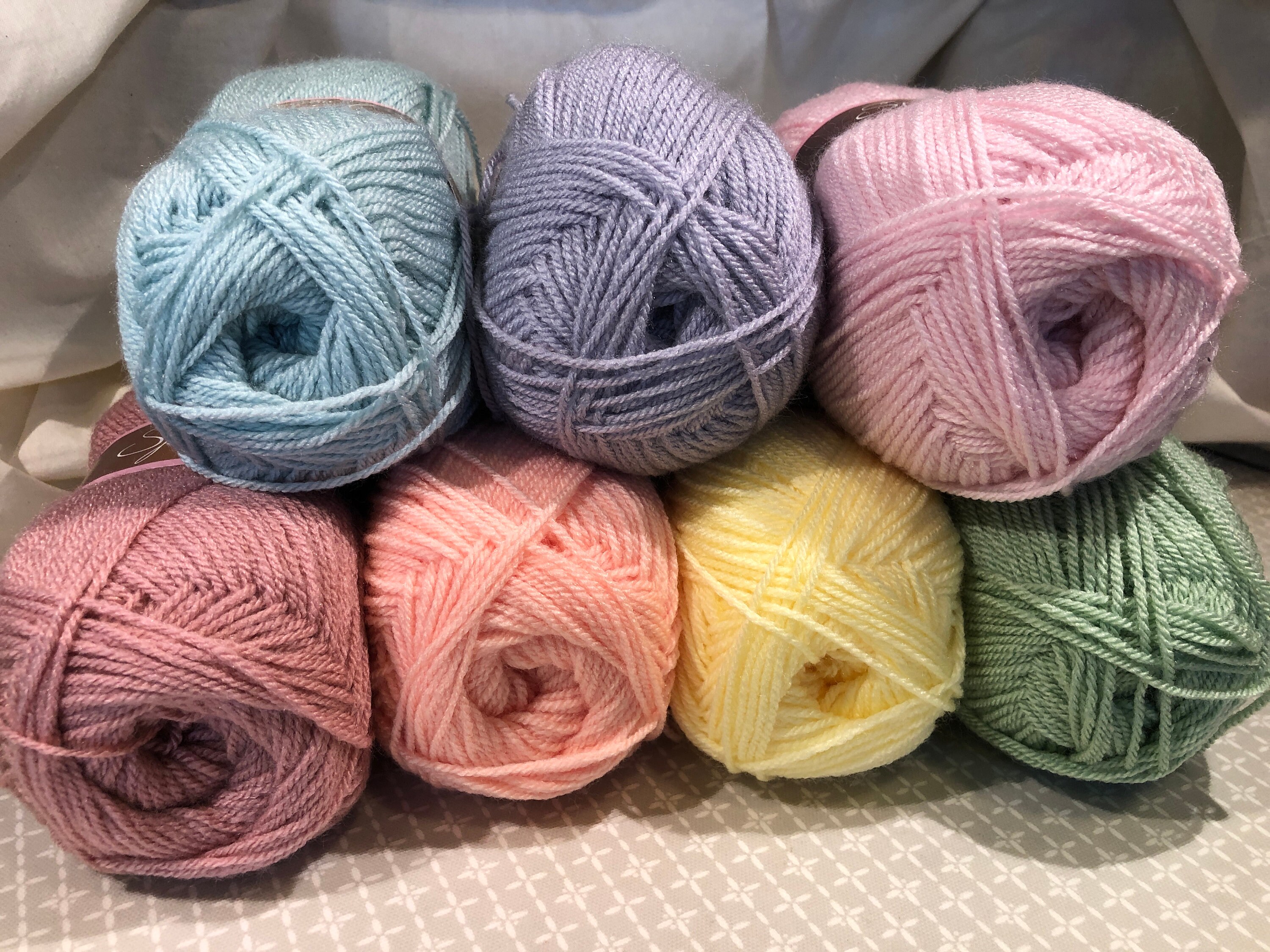 Stylecraft Special DK Acrylic Yarn pack of Pastel Rainbow | Etsy