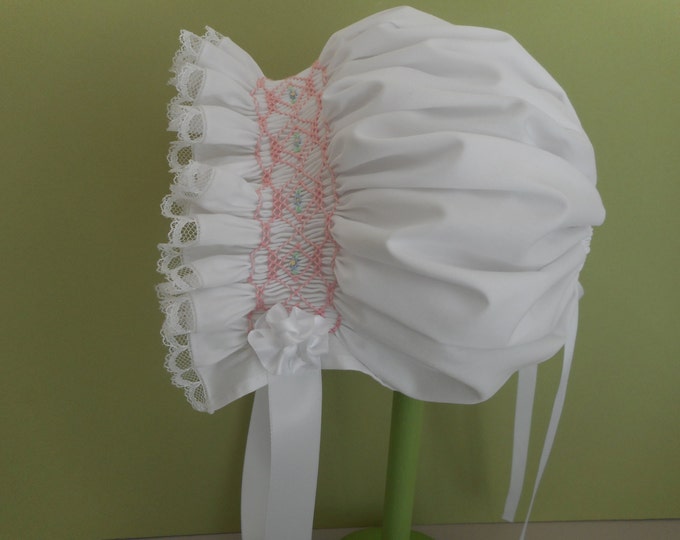 Smocked Bonnet to Match - Etsy