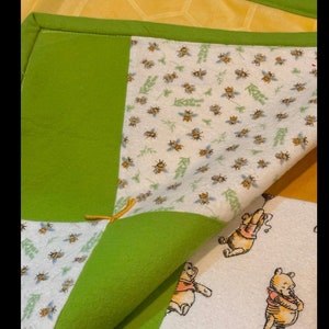 Handmade Winnie the Pooh Throw Quilt - Etsy