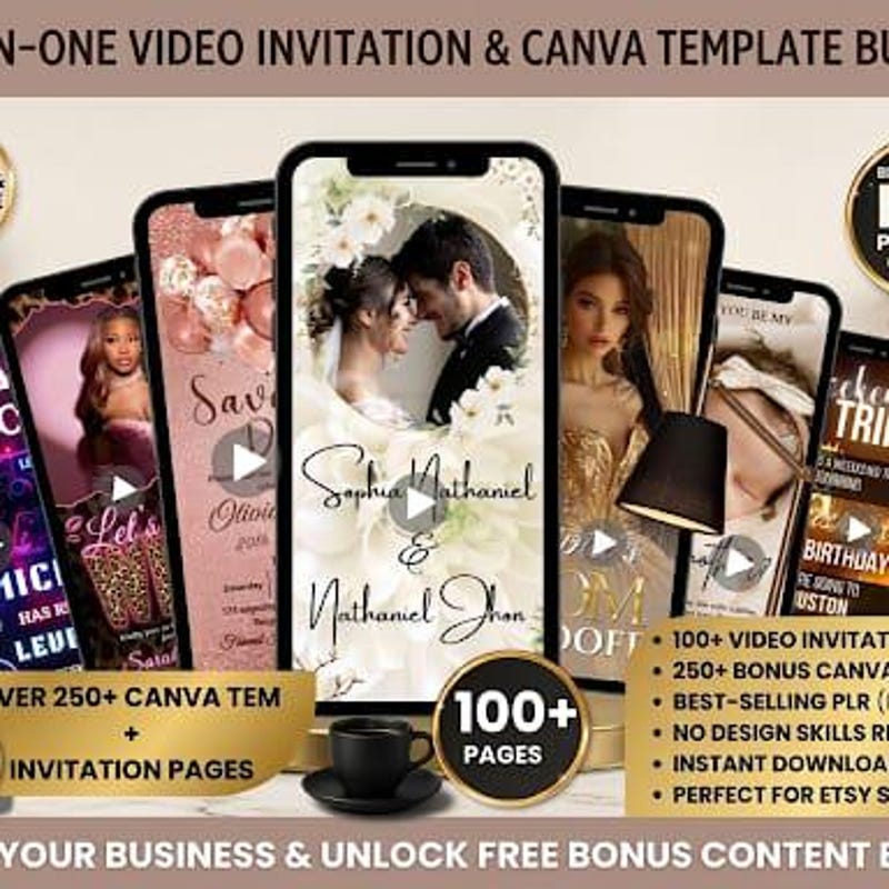 Animated Invitation Plr - Etsy