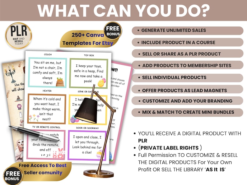 Editable Scavenger Hunt Game Bundle | Canva Templates, Party Pack ...