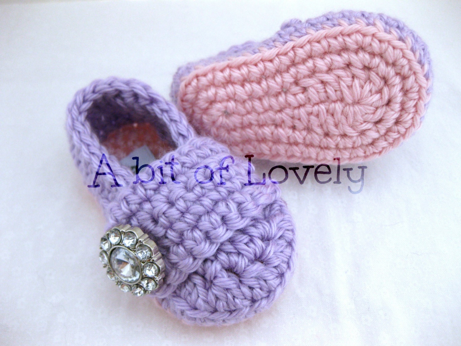 Easter Baby Girl Shoes / Booties - Pink & Purple Jewel - YOUR Choice ...