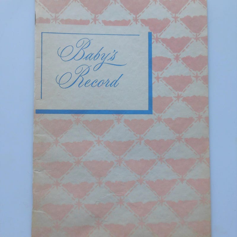Vintage Baby Books - Etsy