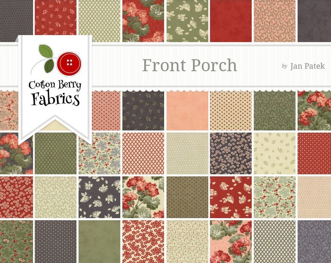 Front Porch Fat Quarter Bundle by Jan Patek Quilts for Moda - One Fat ...