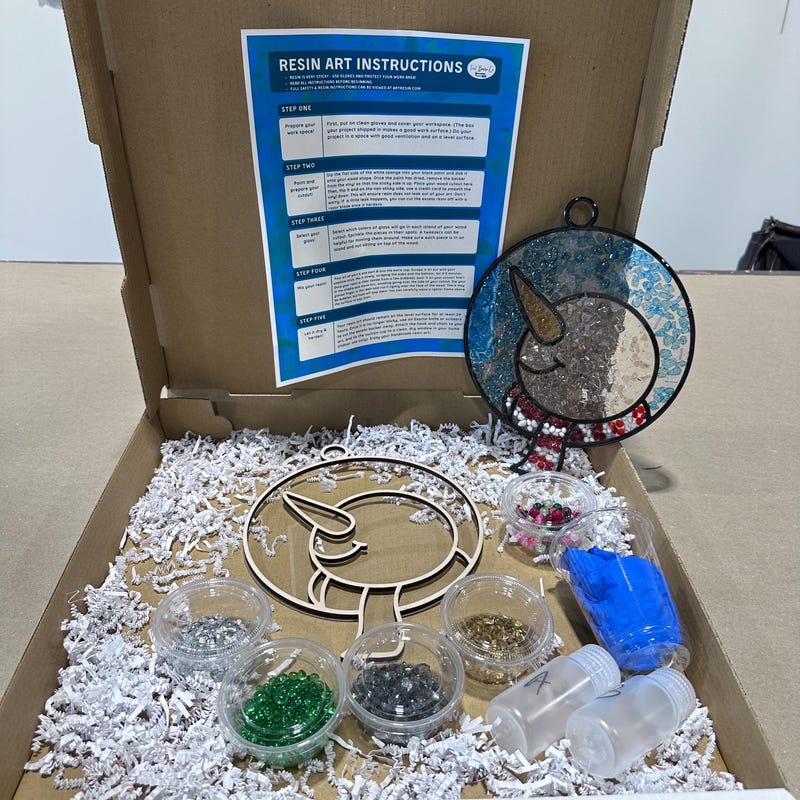 Crushed Glass Craft Kits - Etsy