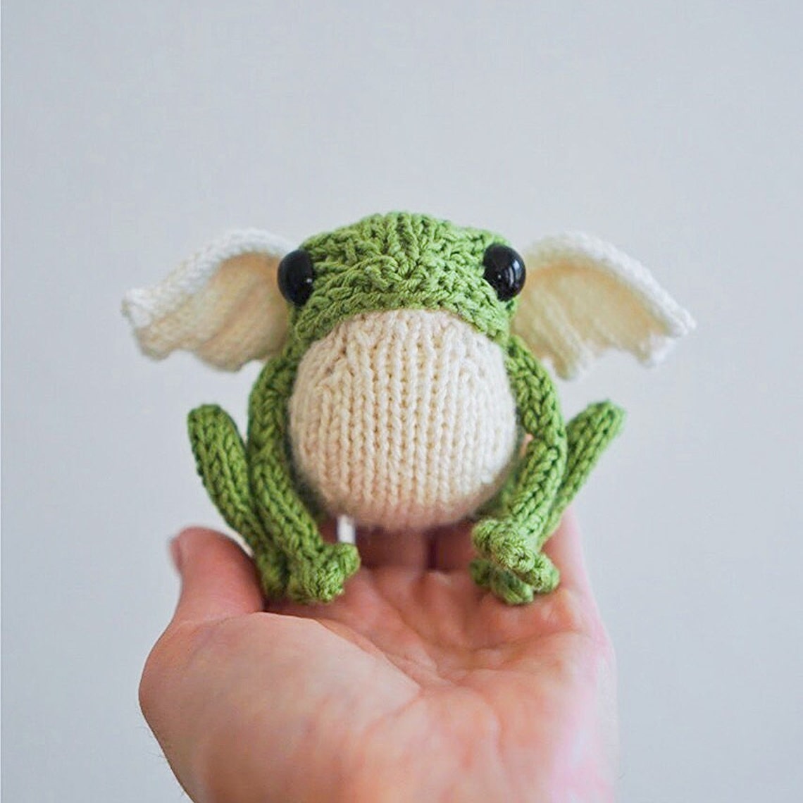 Angel Wings Knitting Pattern for Frog or Doll (PDF) - Etsy
