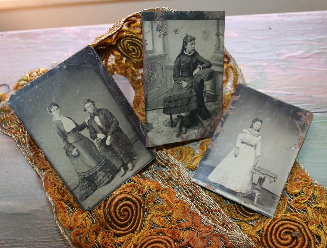 Tintypes Circa 1800's Lot of Three Missouri Tintypes Collectible ...