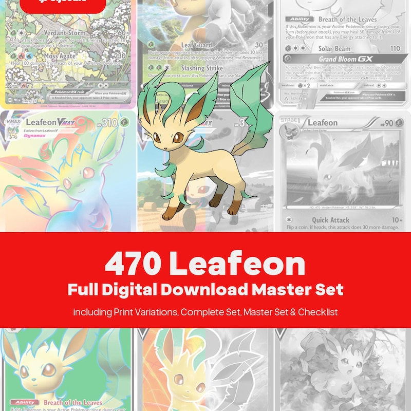 Leafeon Tcg Binder - Etsy