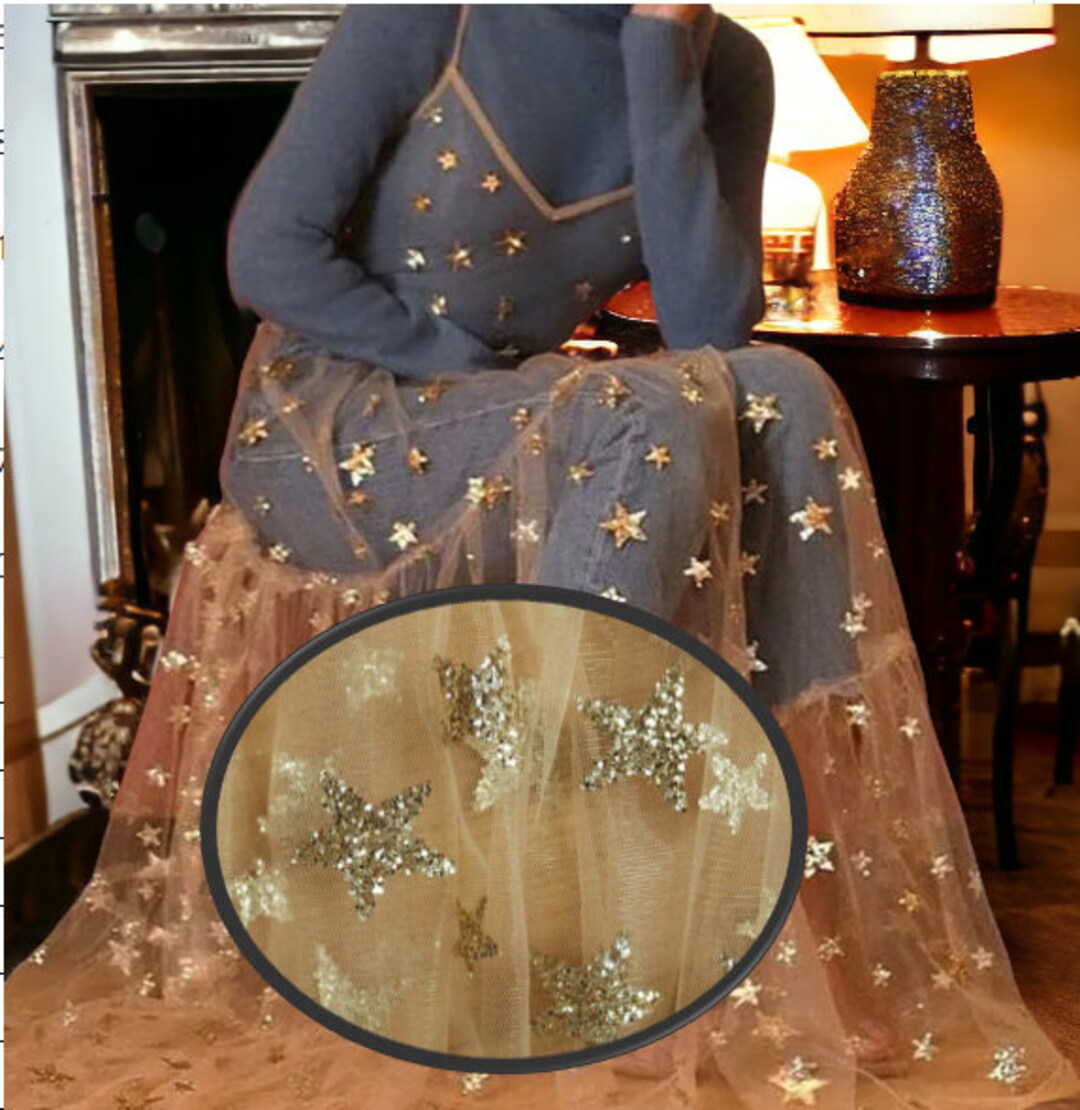Ta.ylor Star Dress Starry Mesh Tulle Dress Spaghetti Straps - Etsy