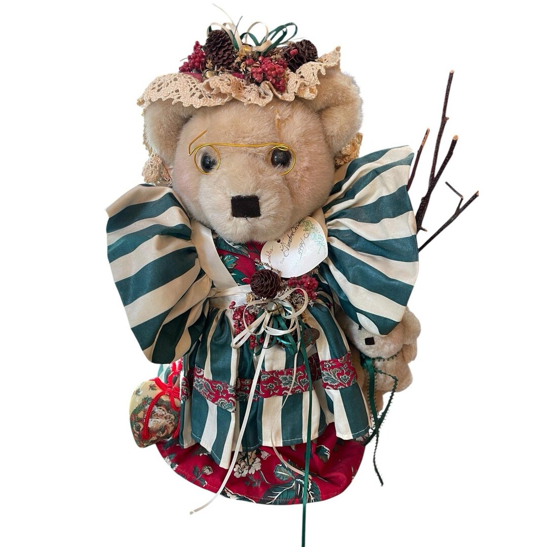 Vintage 1988 Luvables Hugables Grandma Christmas Bear Shirley Hock 17 ...