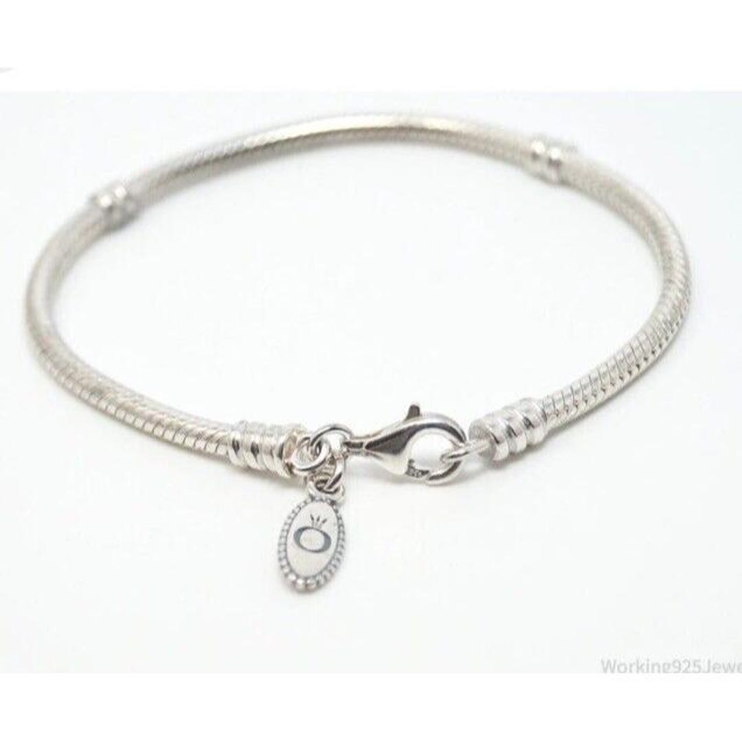 Vintage Early 2000s Pandora 925 Sterling Silver Ale Snake Chain Charm ...