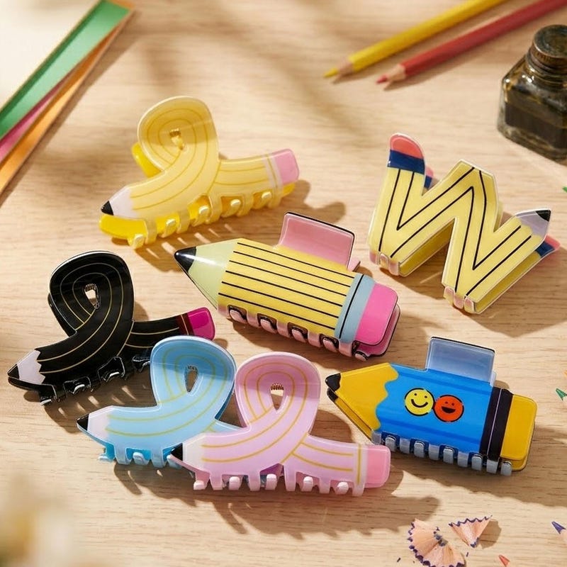 Pencil Hair Clip - Etsy