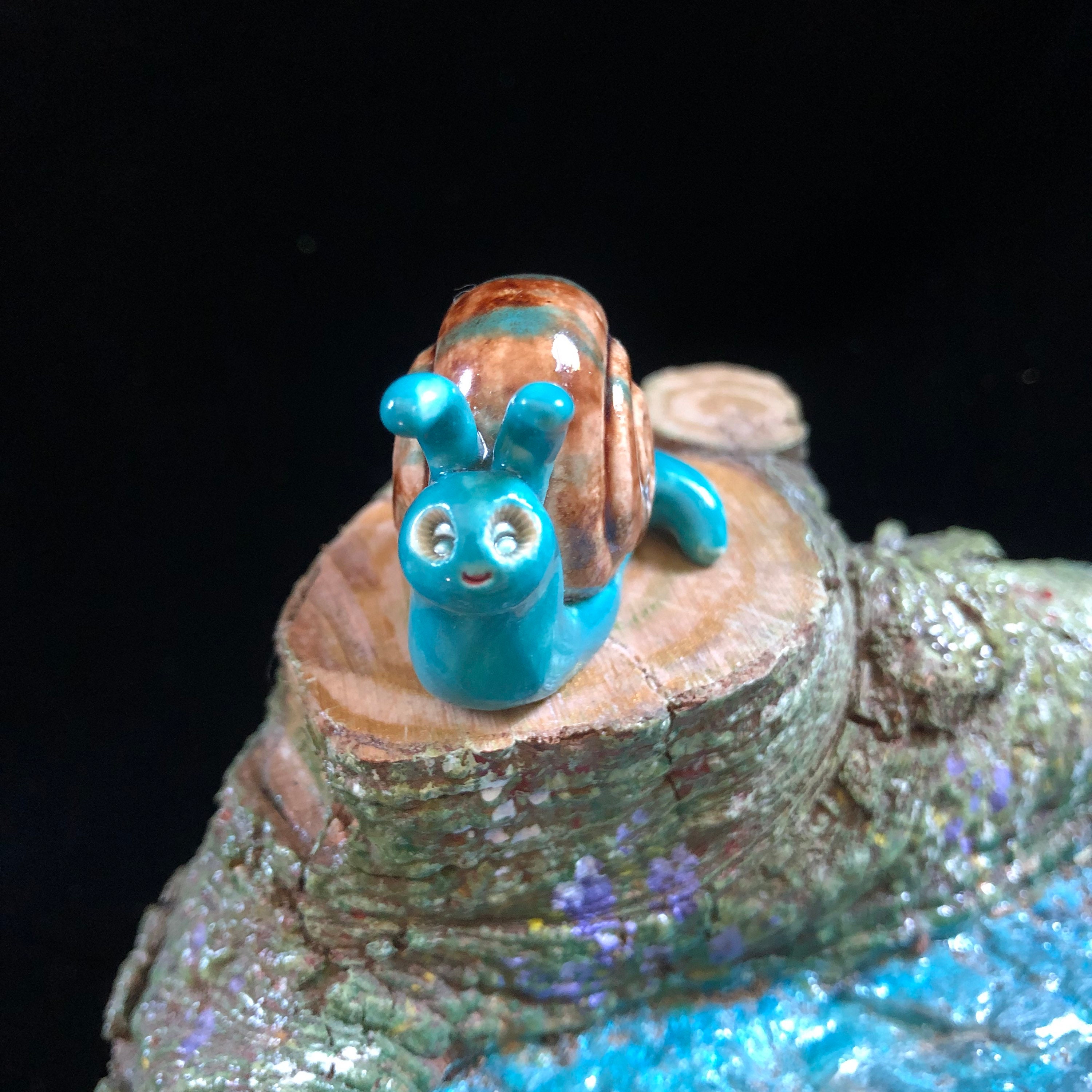 Snail Snail Gifts Snail Shell Snail Figurine Miniature | Etsy