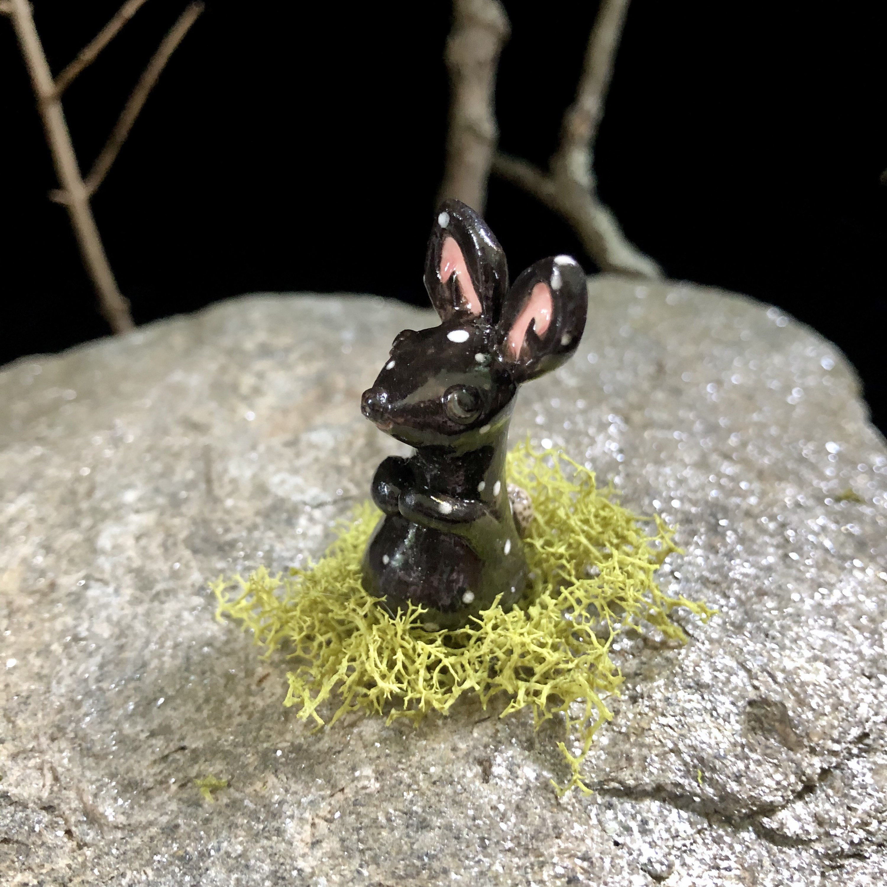 Black Bunny Bunny Gifts Rabbit Miniature Bunny Miniature | Etsy