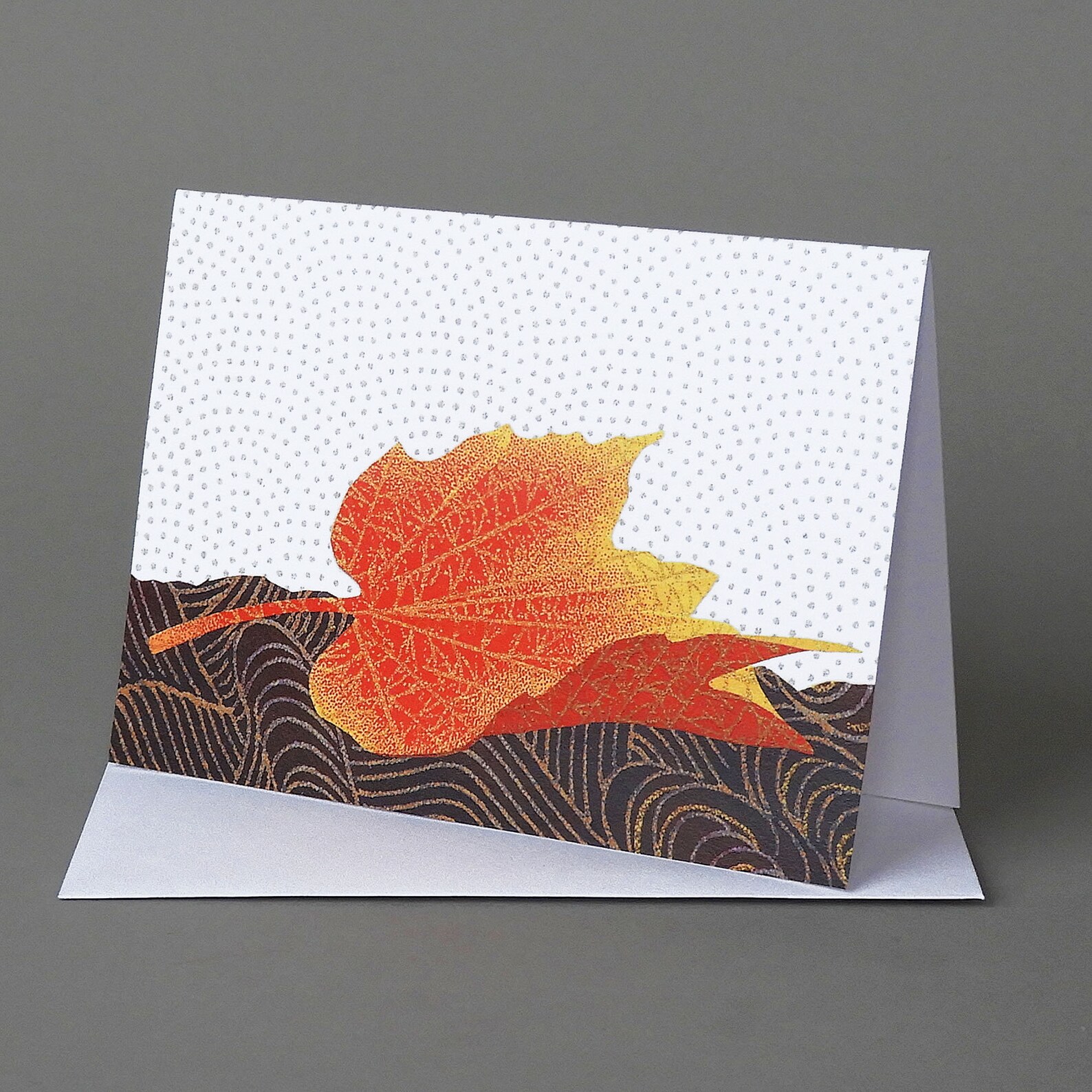 Fallen Maple Leaf: A Nature Inspired Blank Notecard, Vermont, Autumn - Etsy