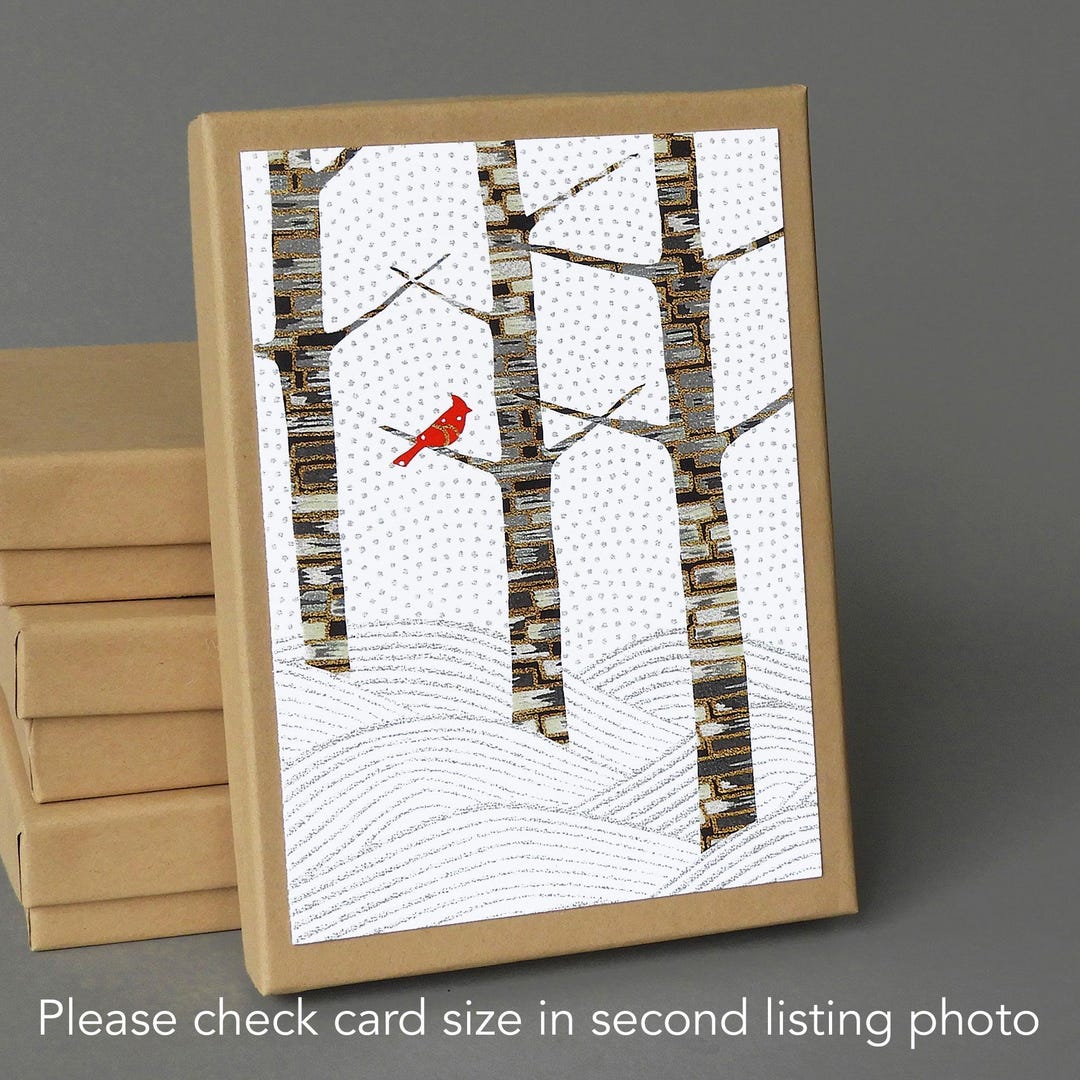 Winter Forest Christmas Card: A Boxed Set of 10 Blank Nature Inspired ...