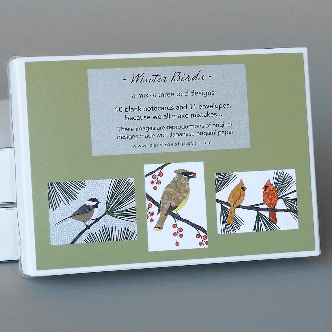 Winter Birds: A Boxed Set of Ten Blank Notecards Nature - Etsy
