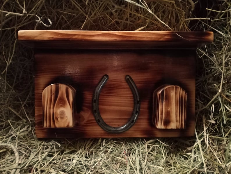 Rustic Reclaimed Spruce Bridle/halter Wall Mount Rack With - Etsy