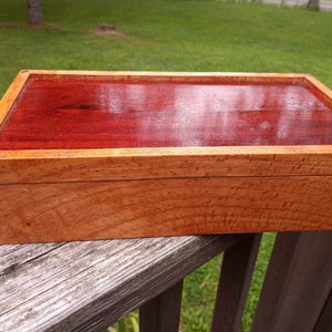 Handcrafted Multi Woods Small Keepsake Hinged Box - Etsy