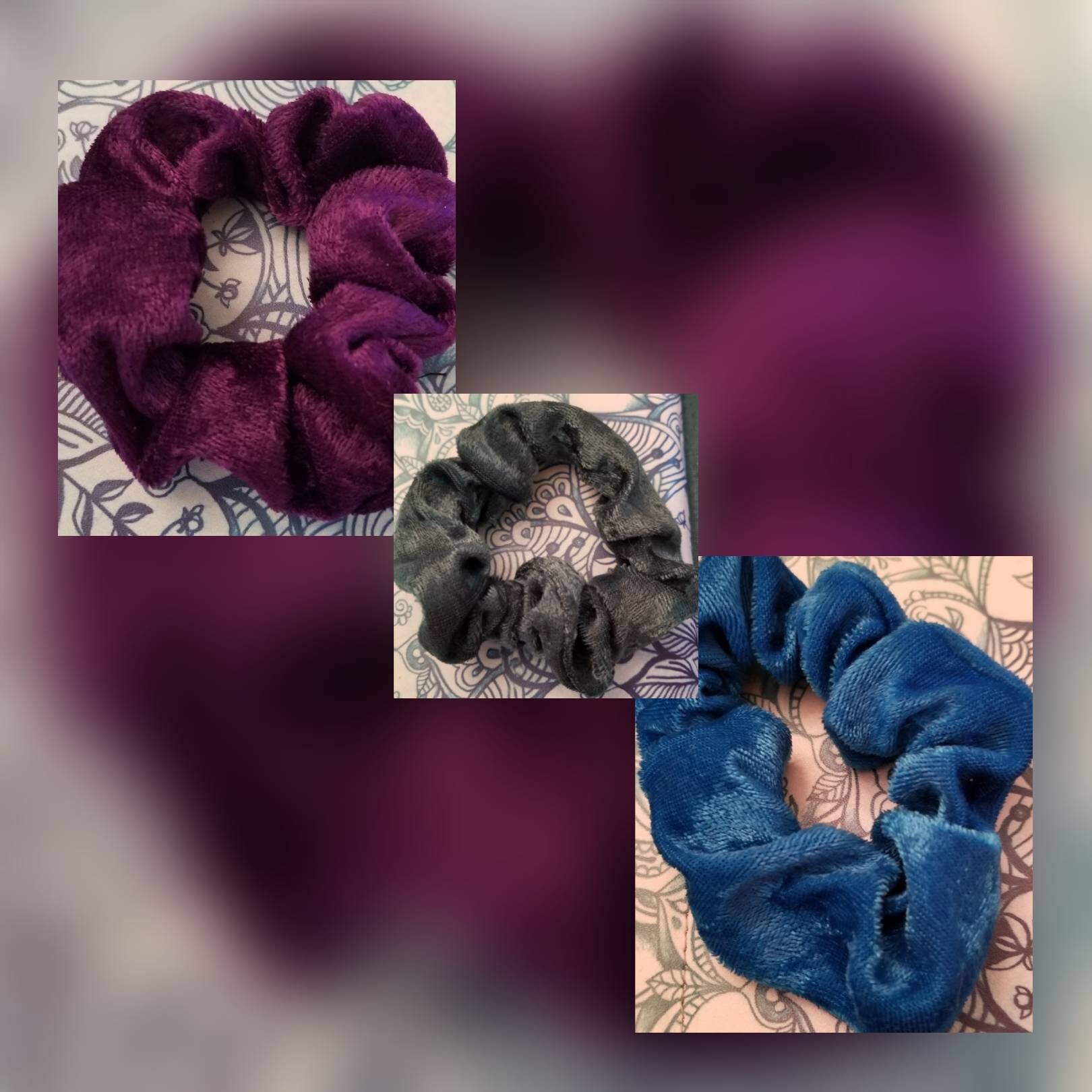 Hand Sewn Hair Scrunchies - Etsy