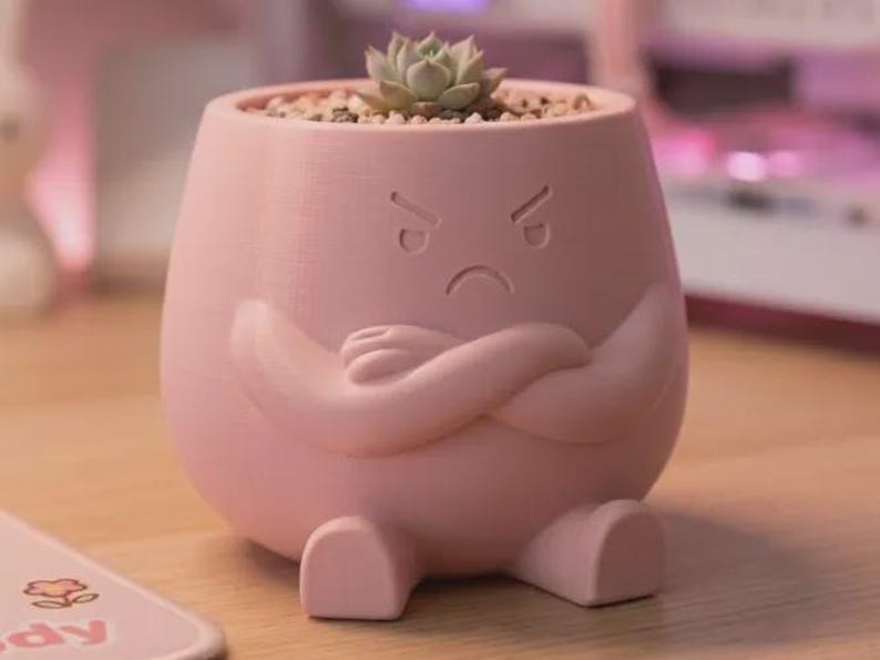 50+ Cute Planter STL Bundle – Kawaii Plant Pots – Succulent Planter STL ...
