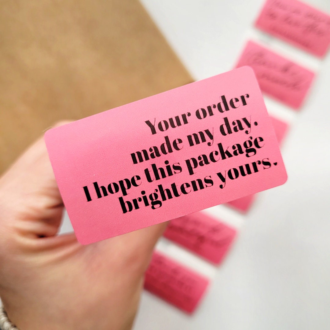 Your Order Made My Day Stickers, Small Business Packaging, Thank-you ...