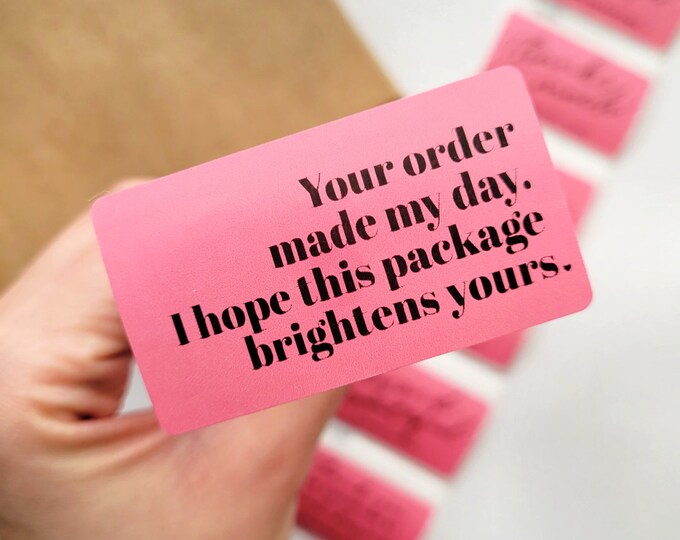 Your Order Made My Day Stickers, Small Business Packaging, Thank-you ...