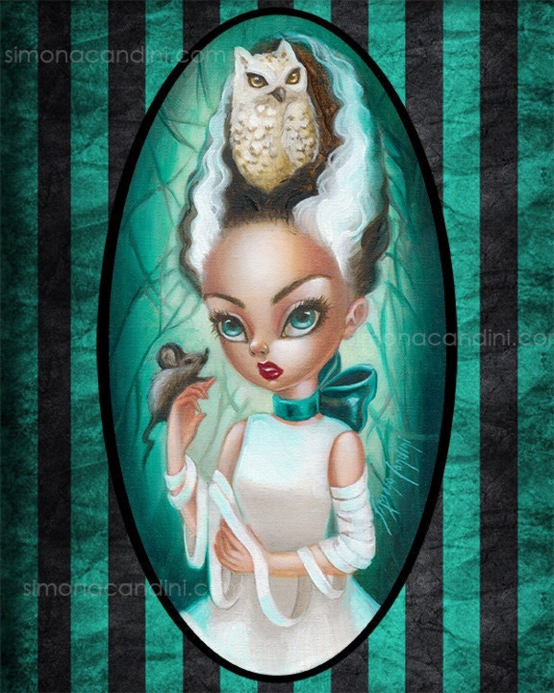 Bride of Frankenstein LIMITED EDITION Print Paper Canvas Signed ...