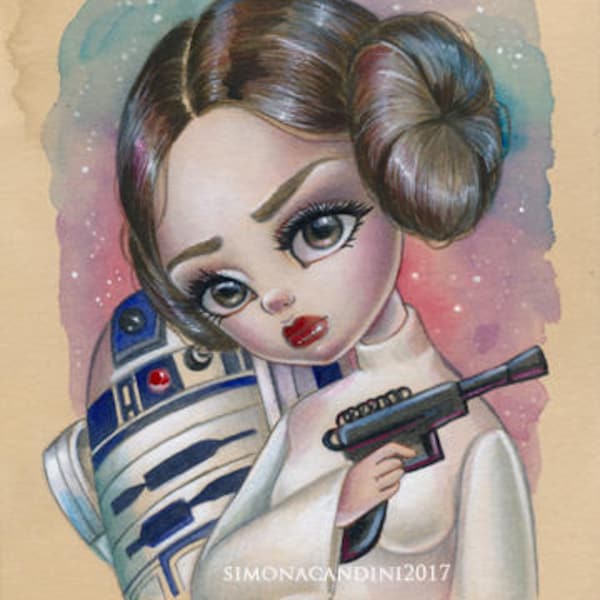 Princess Leia Pop Art - Etsy