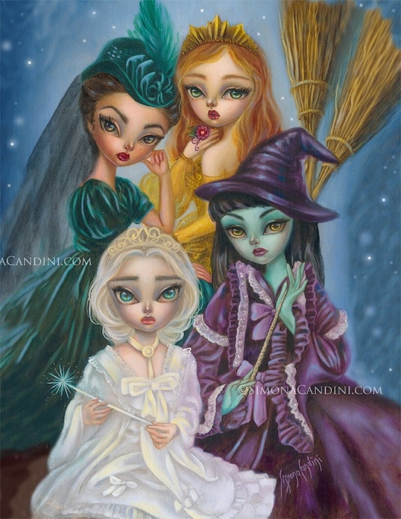 The Four Witches of Oz LIMITED Edition Signed Numbered Simona - Etsy Canada