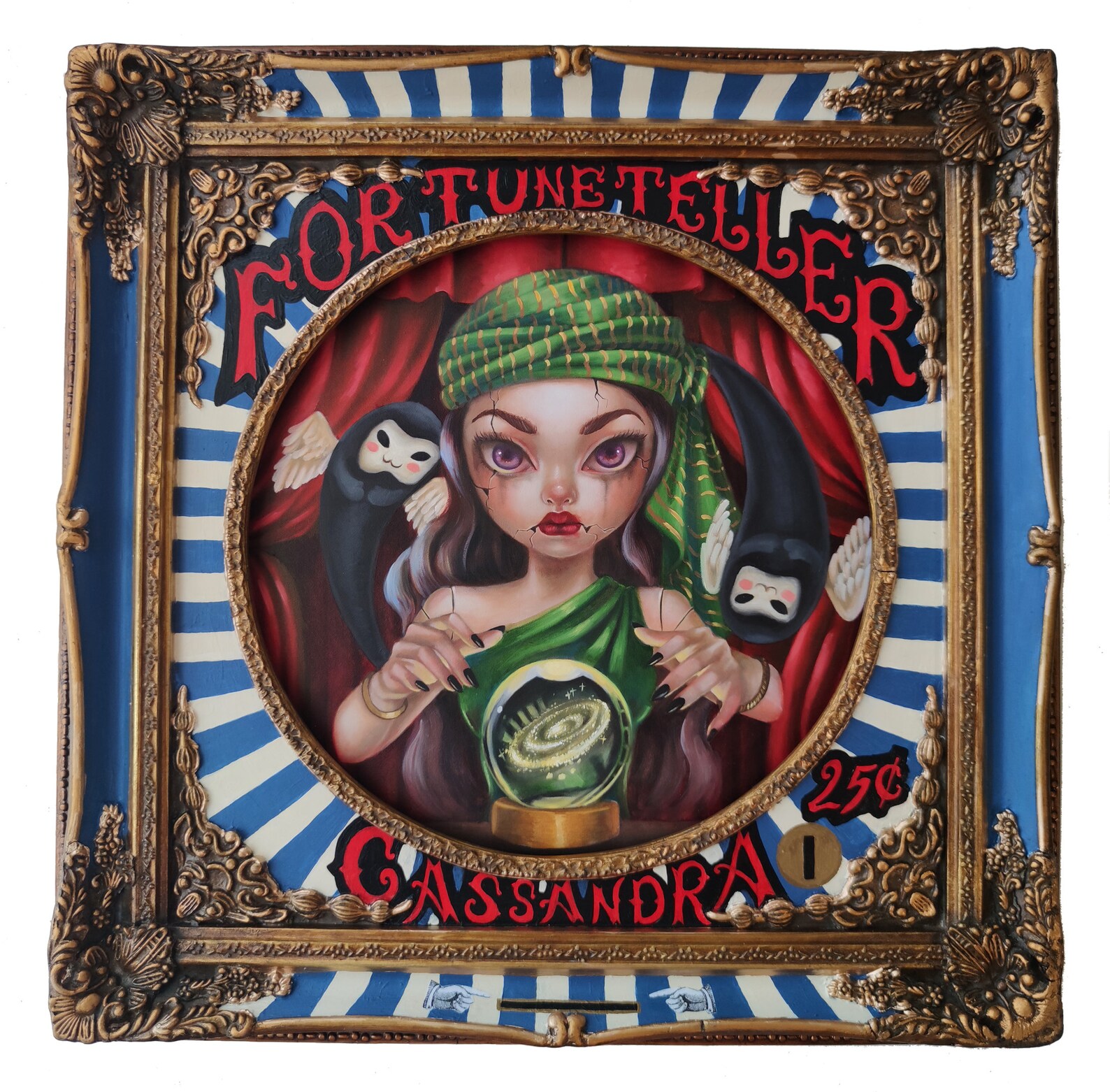 Fortune Teller LIMITED Edition PRINT Dark Carnival Halloween - Etsy