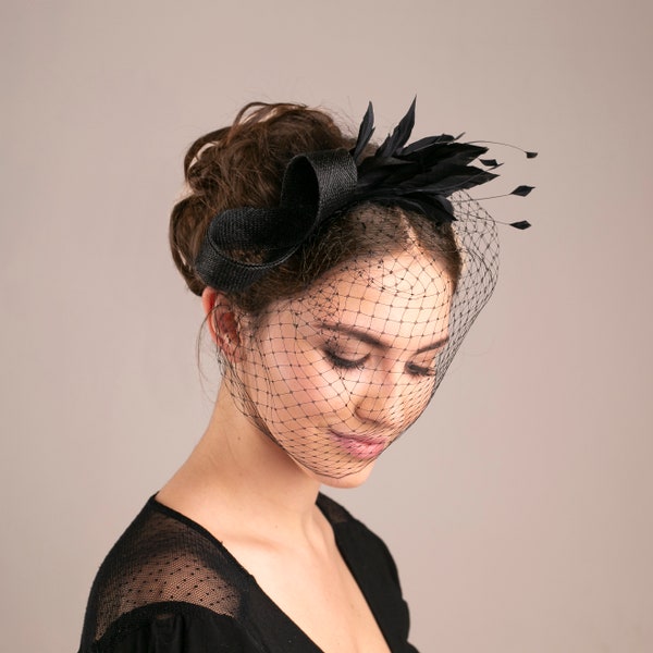 Veil Fascinator - Etsy