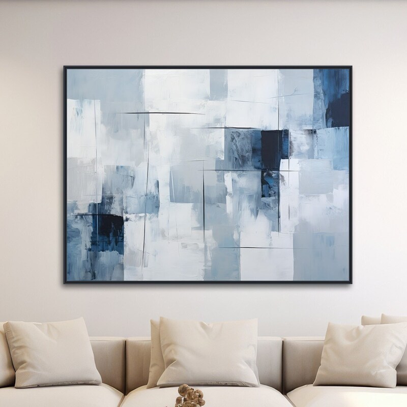 Blue Artwork - Etsy