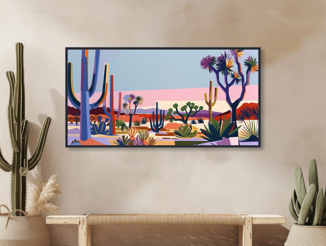 Southwestern Wall Art - Sonoran Desert Landscape - Western Decor ...