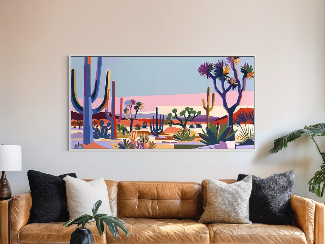 Southwestern Wall Art - Sonoran Desert Landscape - Western Decor ...