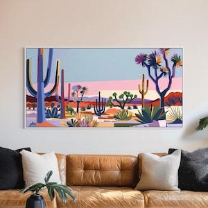 Southwestern Wall Art - Sonoran Desert Landscape - Western Decor ...