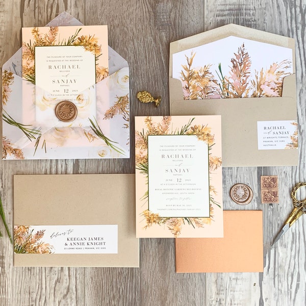 Harvest Wedding Invitations - Etsy