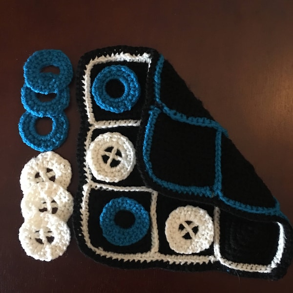 Crochet Tic Tac Toe Game - Etsy