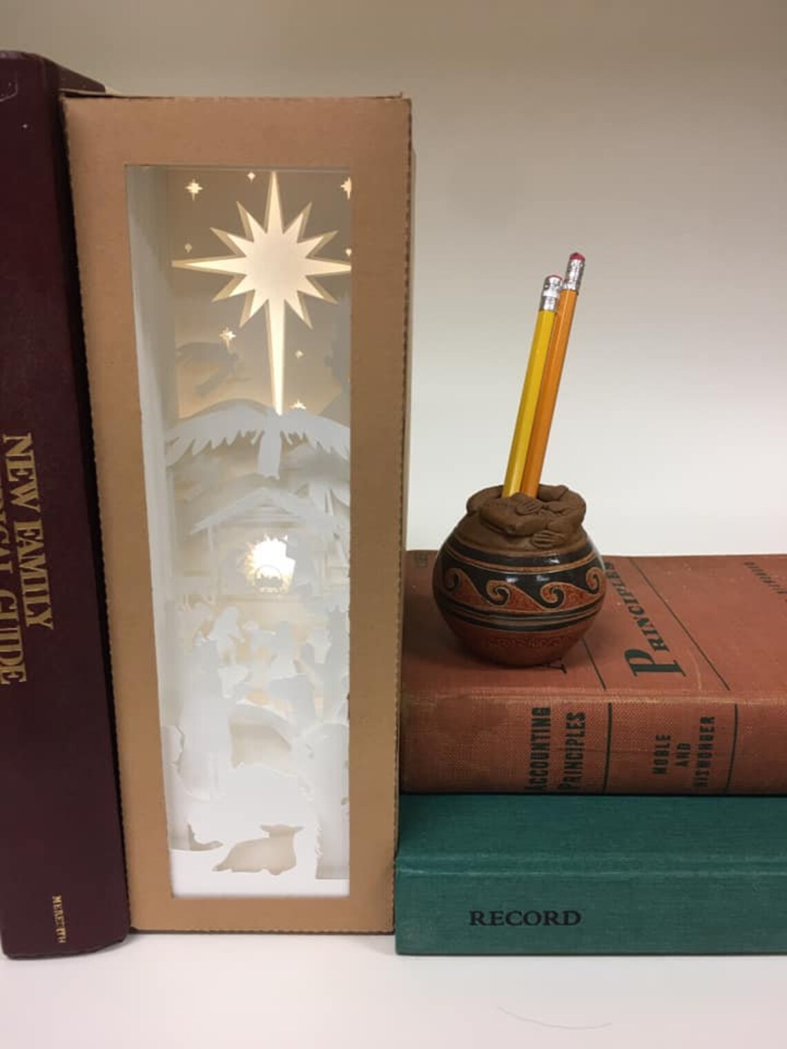 Nativity Shadow Box Book Nook - Etsy