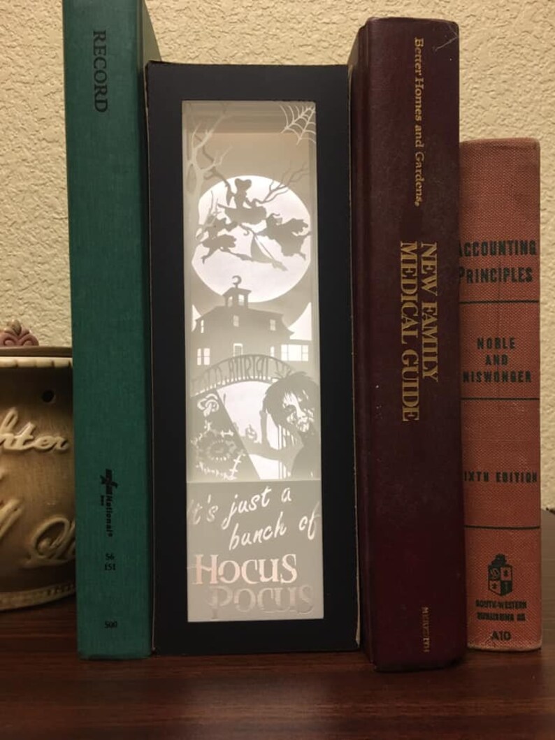 Hocus Pocus Shadow Box Book Nook - Etsy