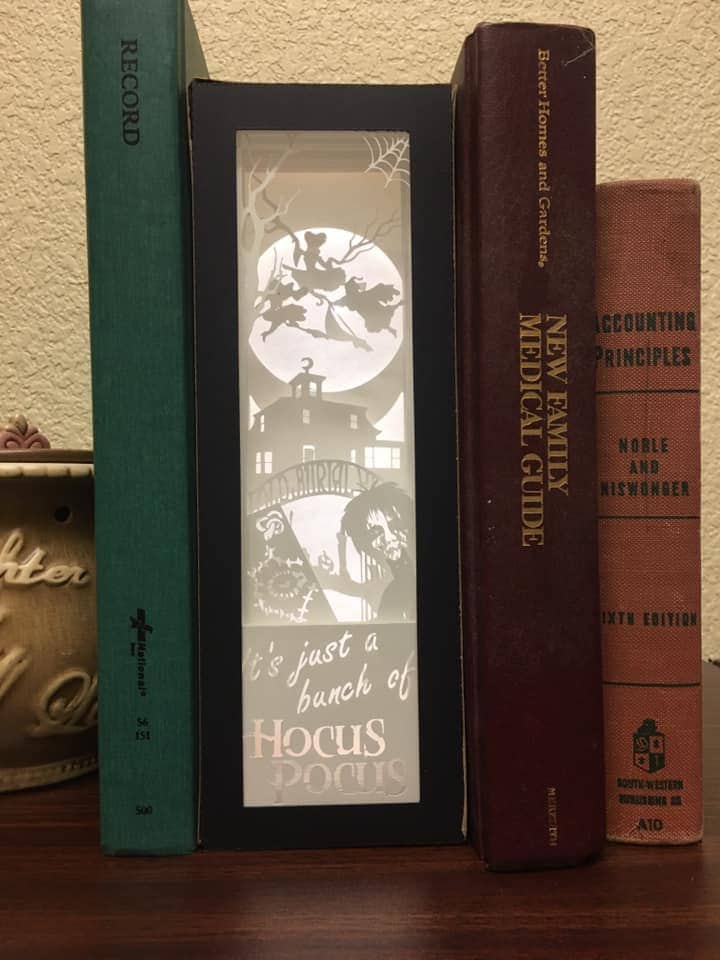 Hocus Pocus Shadow Box Book Nook - Etsy