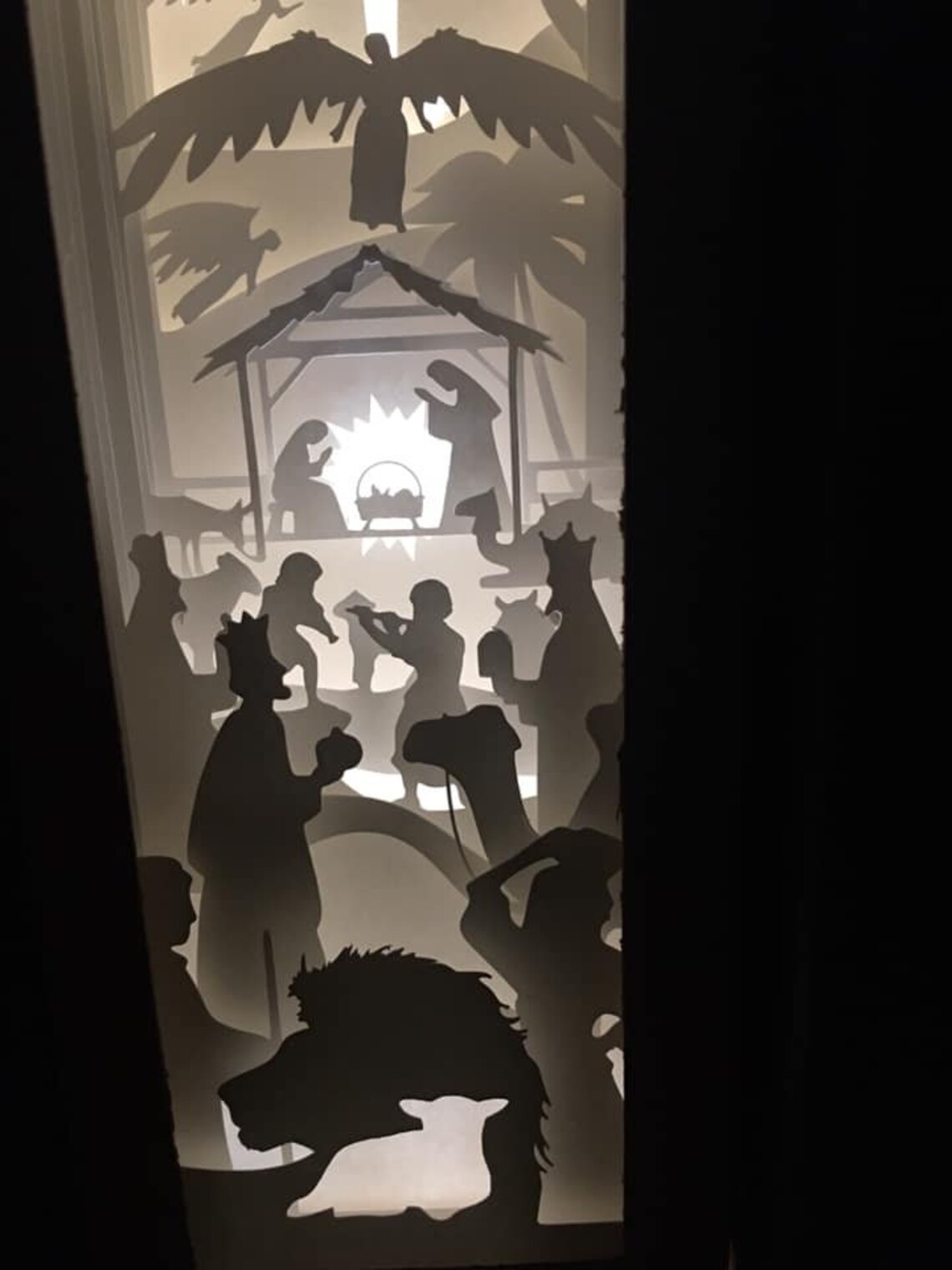 Nativity Shadow Box Book Nook - Etsy