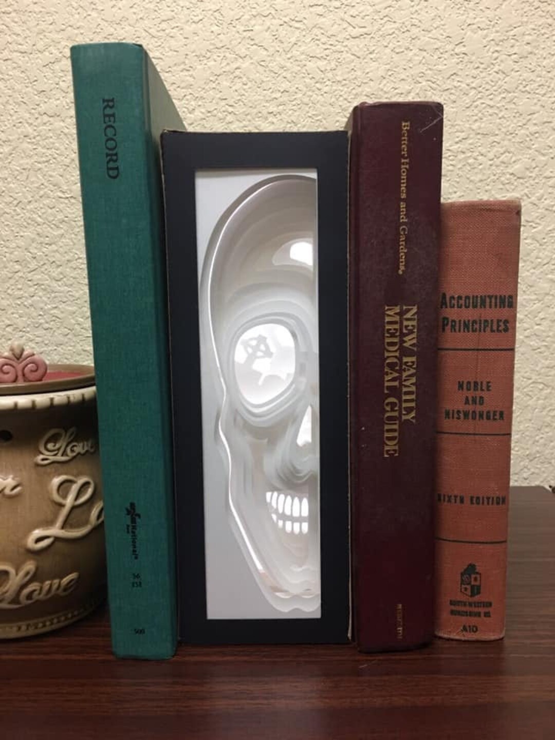 Through the Skulls Eye Book Nook Shadow Box - Etsy