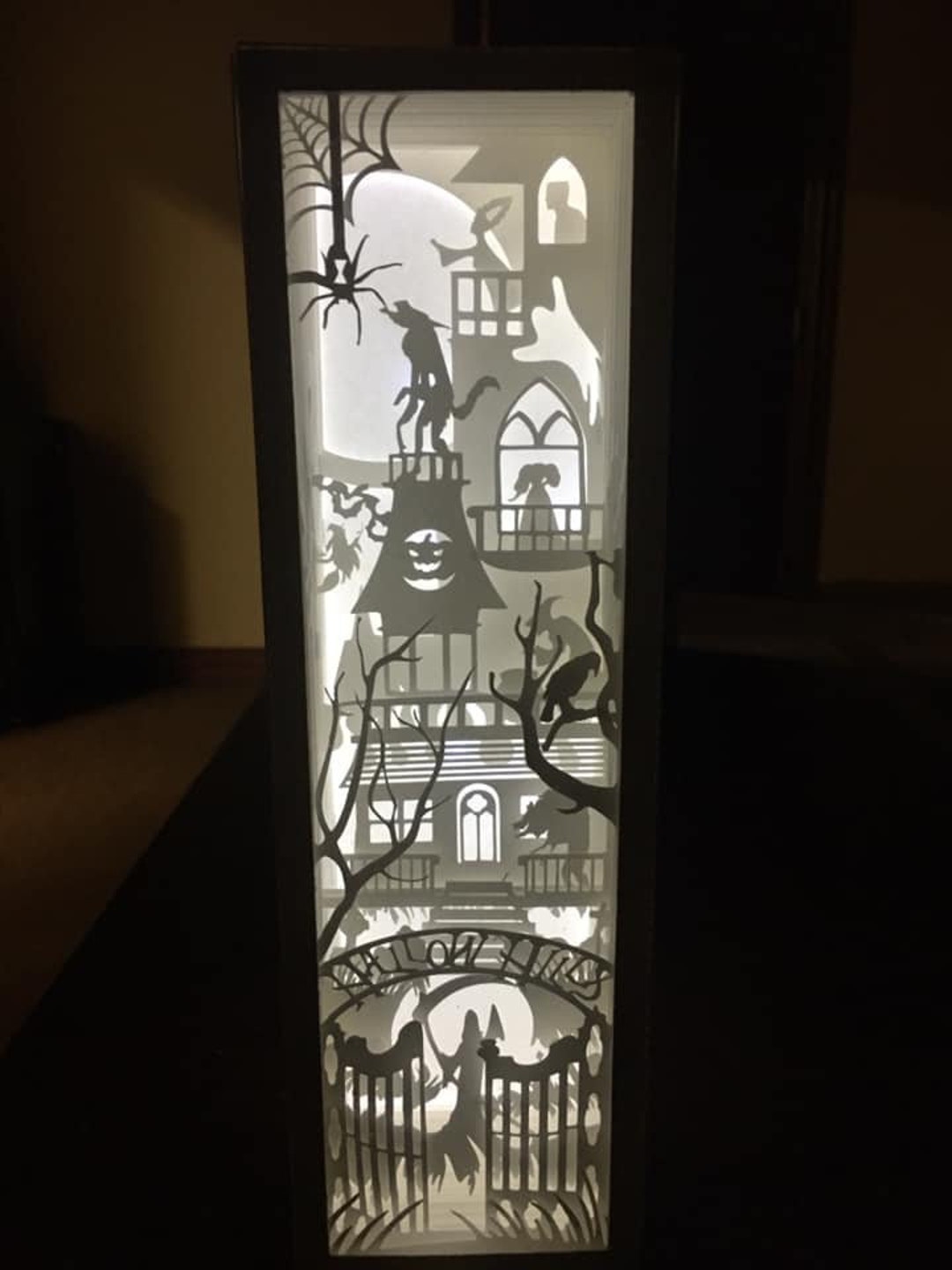 Halloween Shadow Box Book Nook - Etsy