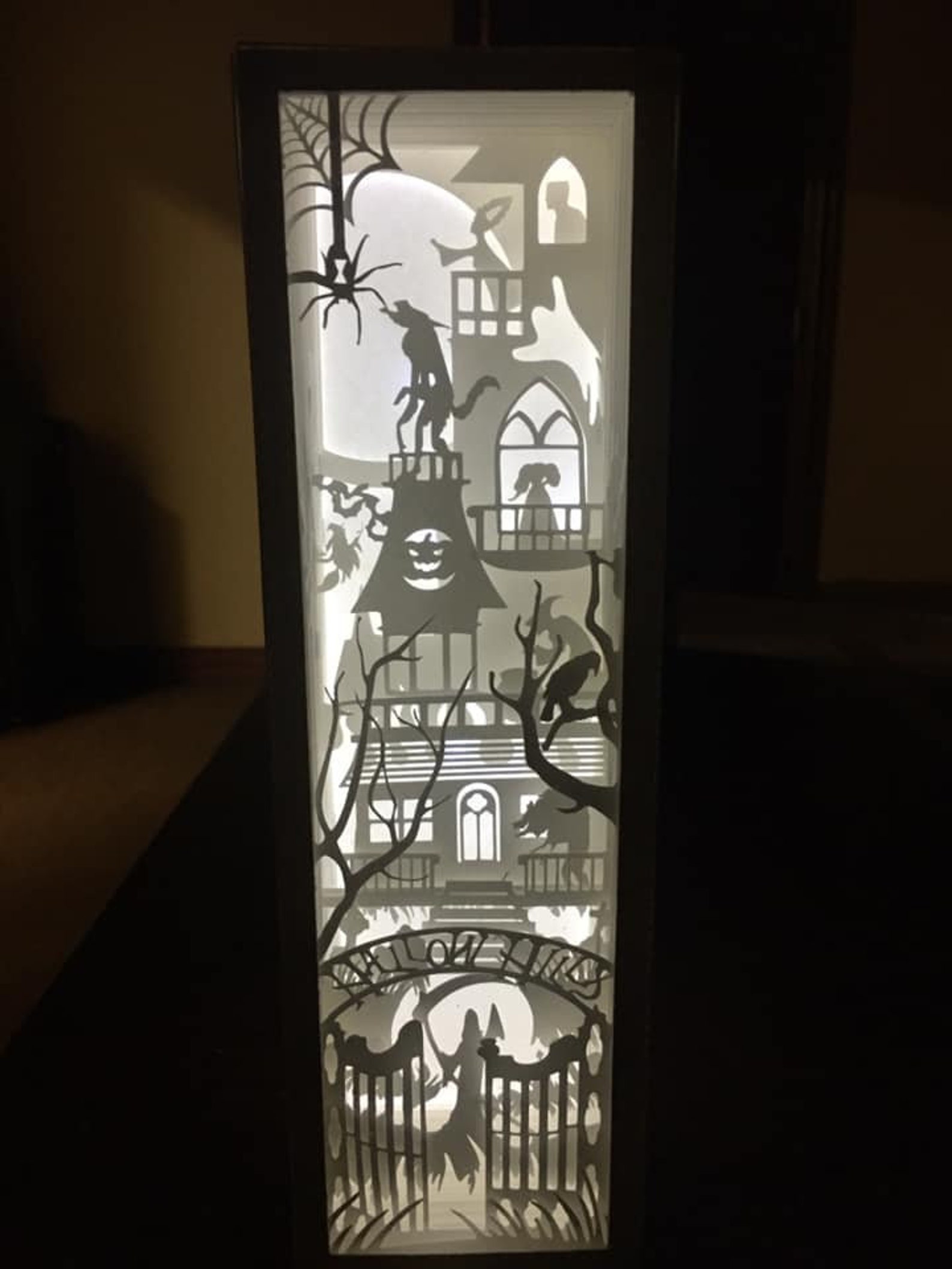 Halloween Shadow Box Book Nook - Etsy