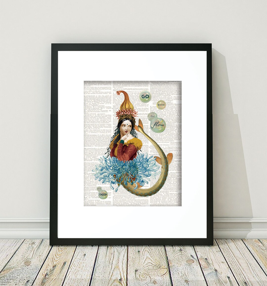 Mermaids, Mermaid Print, Mermaid Artwork, Mermaid Digital Prints ...