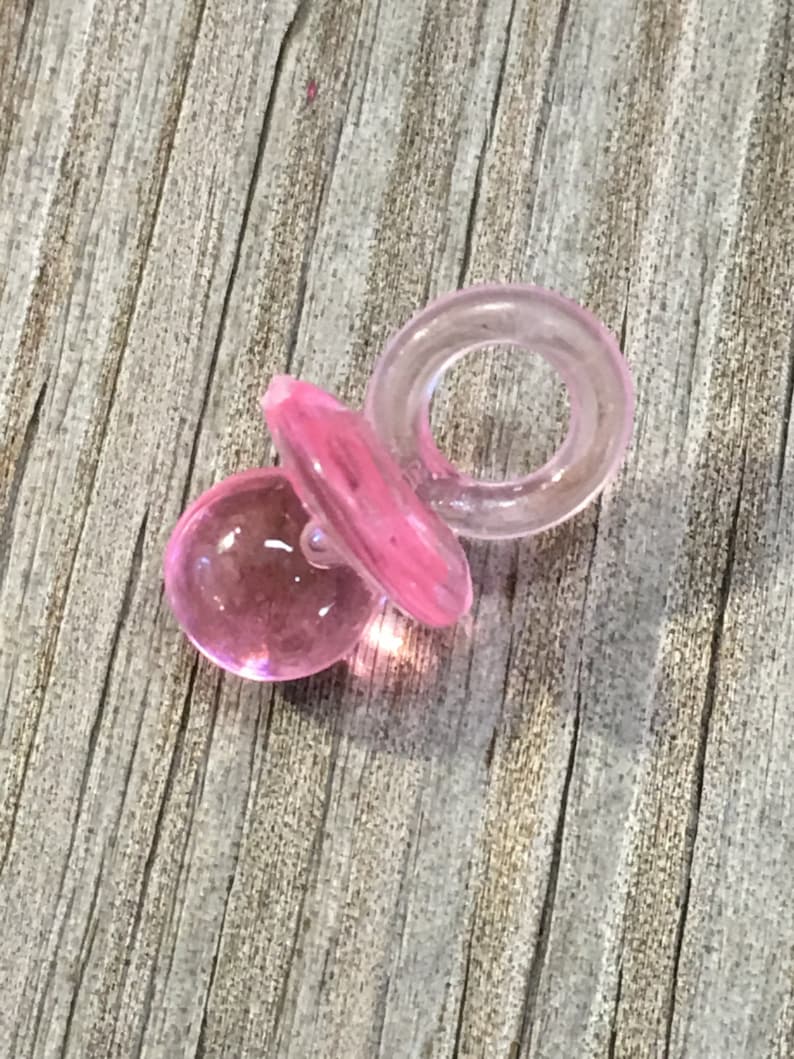MICRO MINI Acrylic Pacifiers Pink Baby Girl Games/gift - Etsy