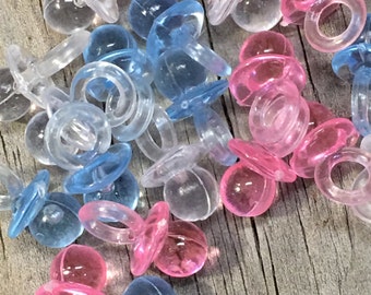 MICRO MINI Acrylic Pacifiers Pink Baby Girl Games/gift | Etsy