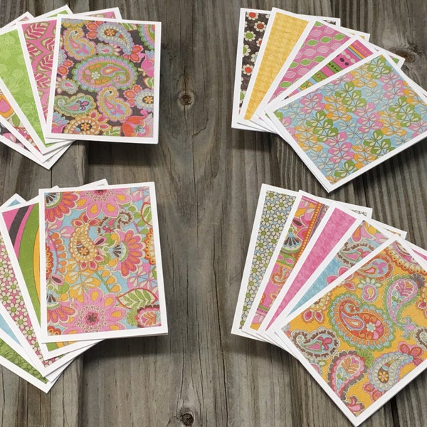 Paisley Note Cards - Etsy